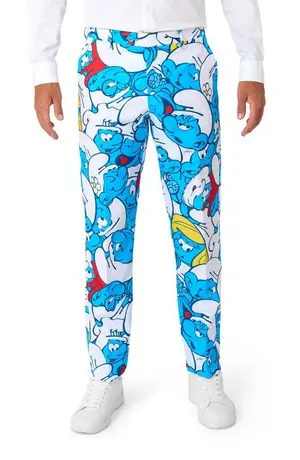 Opposuits X The Smurfs Slim Fit Two-piece Suit & Tie Set