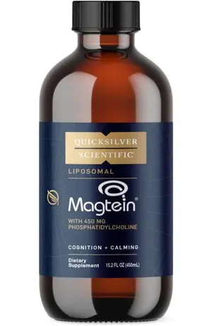 QUICKSILVER SCIENTIFIC Liposomal Magtein Magnesium L-threonate Supplement - None