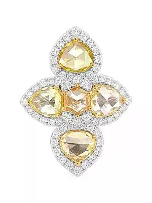 HYT JEWELRY Diamond Cocktail Ring - Silver