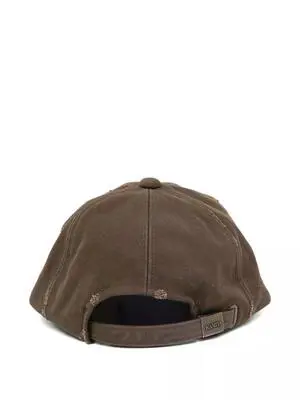 KAMIYA Distressed Cap - Brown