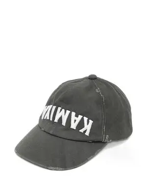 KAMIYA KAMIYA Distressed Cap Grey