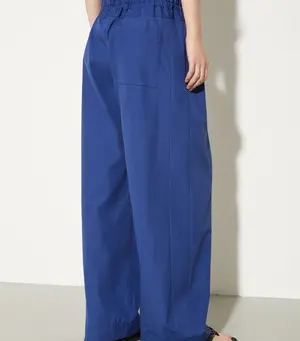 Max & Co. Cotton Drawstring Trousers - Blue
