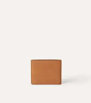 Brunello Cucinelli Nubuck Logo Bifold Wallet - Green