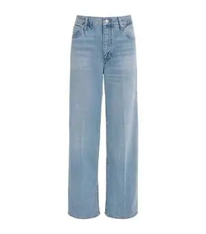FRAME The Stroll Wide-leg Jeans - Blue