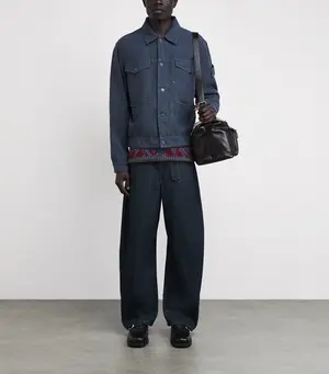 Stone Island Linen-blend Ghost Coach Jacket - Blue
