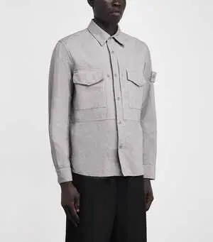Stone Island Canvas Ghost Overshirt - Grey