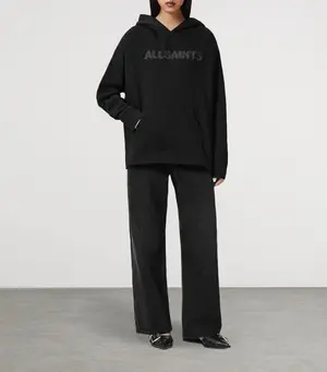ALLSAINTS Organic Cotton Pin-detail Etienne Hoodie