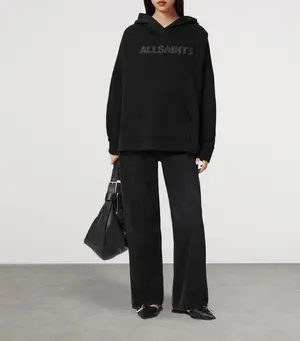ALLSAINTS Organic Cotton Pin-detail Etienne Hoodie