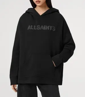 ALLSAINTS Organic Cotton Pin-detail Etienne Hoodie
