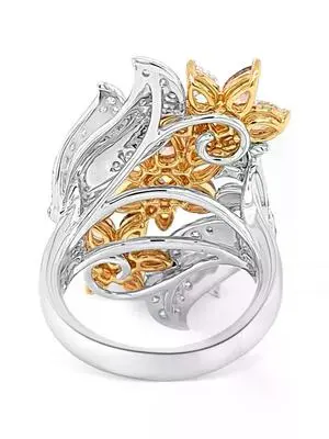 HYT JEWELRY Floral Diamond Cocktail Ring