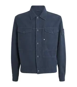 Stone Island Linen-blend Ghost Coach Jacket
