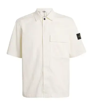 Stone Island Stretch-cotton Twill Shirt