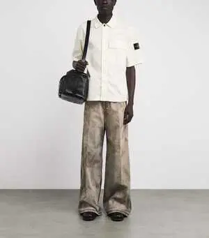 Stone Island Stretch-cotton Twill Shirt