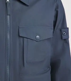 Stone Island Cotton Canvas Ghost Overshirt