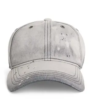 Our Legacy Distressed Baseball Cap - Grey