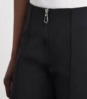 Sandro Zip-up Flared Trousers