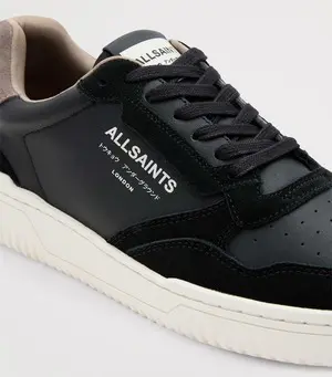 ALLSAINTS Leather Regan Sneakers - Black