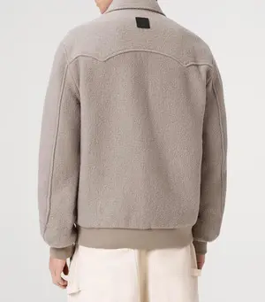 ALLSAINTS Wool Royce Bomber Jacket - Brown