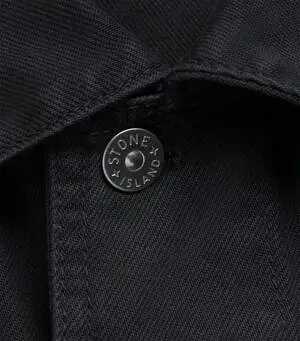 Stone Island Denim Coach Jacket - Black