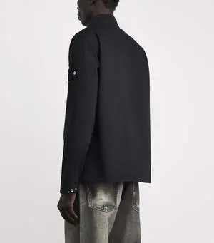 Stone Island Denim Zip-up Overshirt