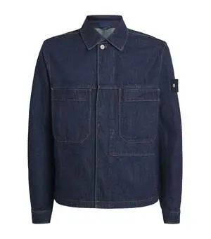 Stone Island Denim Coach Jacket