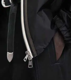 Moncler Water-repellent Hooded Jacket - Black
