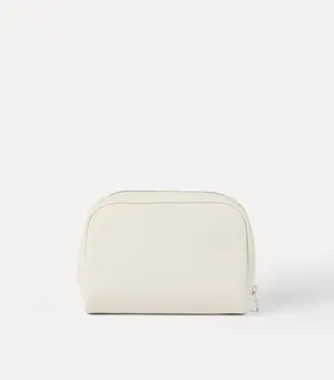 Brunello Cucinelli Leather Wash Bag - Blue