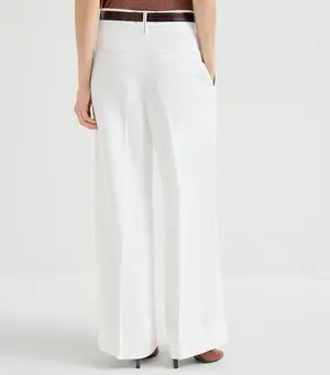 Brunello Cucinelli Pleated Loose-fit Trousers