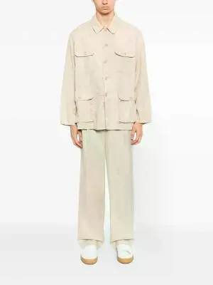 KAPTAIN SUNSHINE Shoecut Slacks Trousers - Neutrals