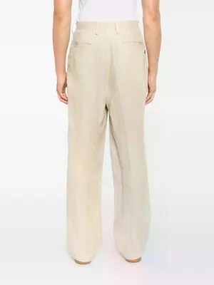 KAPTAIN SUNSHINE Shoecut Slacks Trousers - Neutrals