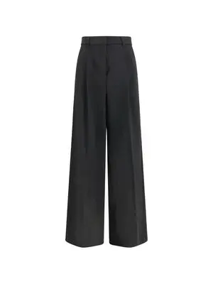 Max Mara Wide-leg Trousers - Grey