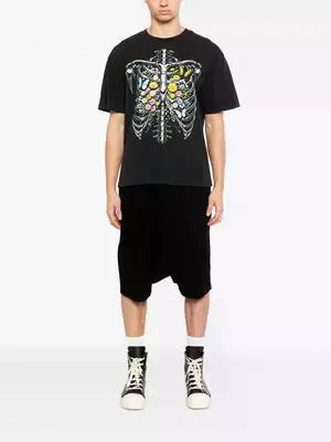 MELT Floral Skeleton T-shirt