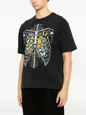 MELT Floral Skeleton T-shirt