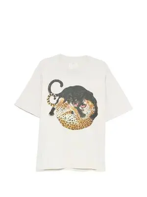 MELT Animal-print T-shirt - Neutrals