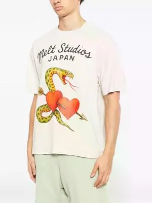 MELT Snake-print T-shirt