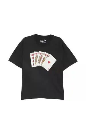MELT Graphic-print T-shirt - Black