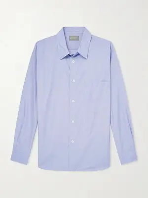 MARGARET HOWELL Cotton-poplin Shirt - Blue