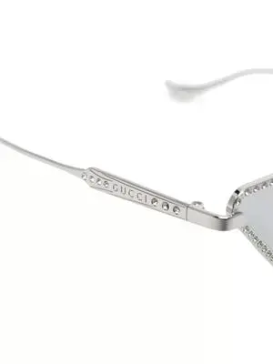 Gucci Embellished Geometric Sunglasses