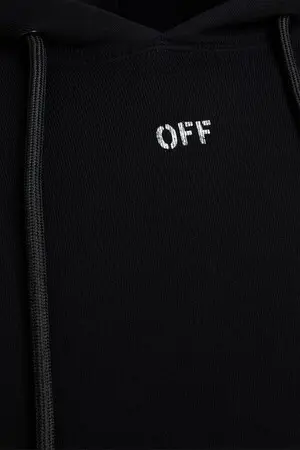 Off-White Logo-print Cotton-terry Hoodie
