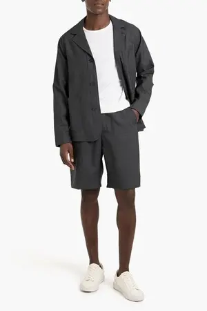 Officine Générale Simeon Wool Jacket - Anthracite