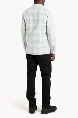 Officine Générale Checked Cottonflannel Overshirt