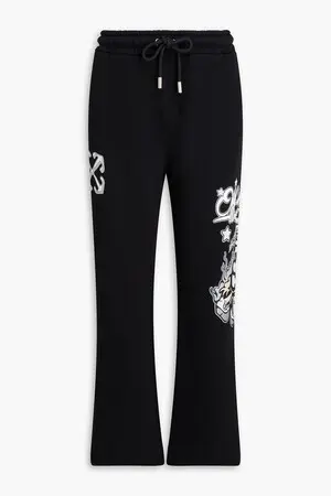 Off-White Printed French Cottonterry Sweatpants