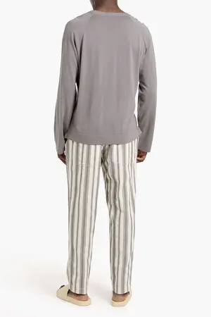 Officine Générale Nate Lyocell And Cotton-blend Sweater