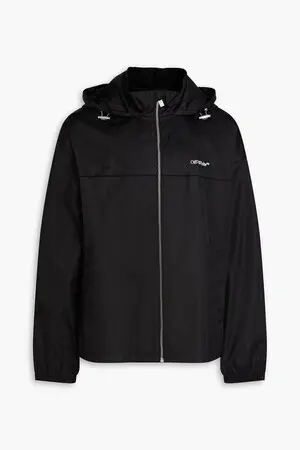 Off-White Shell Hooded Jacket