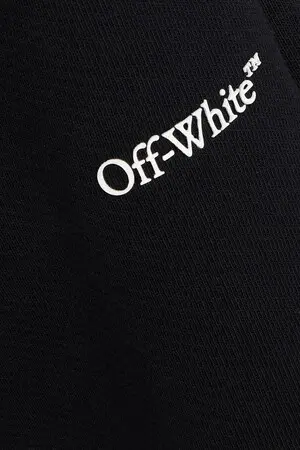 Off-White Printed French Cotton-terry Shorts