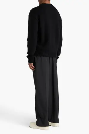 Off-White Intarsia Wool-blend Sweater