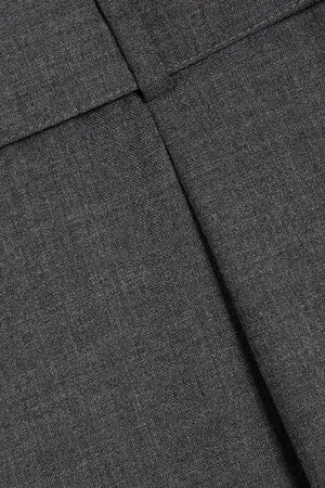 Officine Générale Tapered Pleated Wool Pants - Anthracite