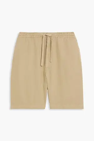 Officine Générale Lyocell, Linen, And Cotton Drawstring Shorts