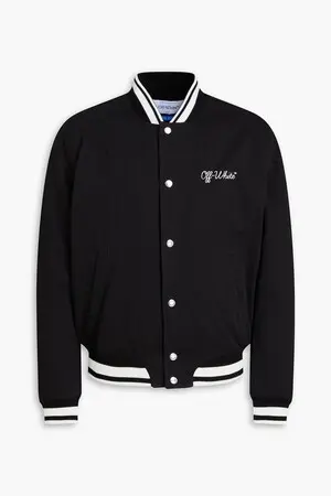 Off-white Embroidered Jackets For Men