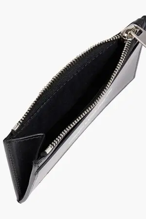 Off-White Printed Leather Cardholder